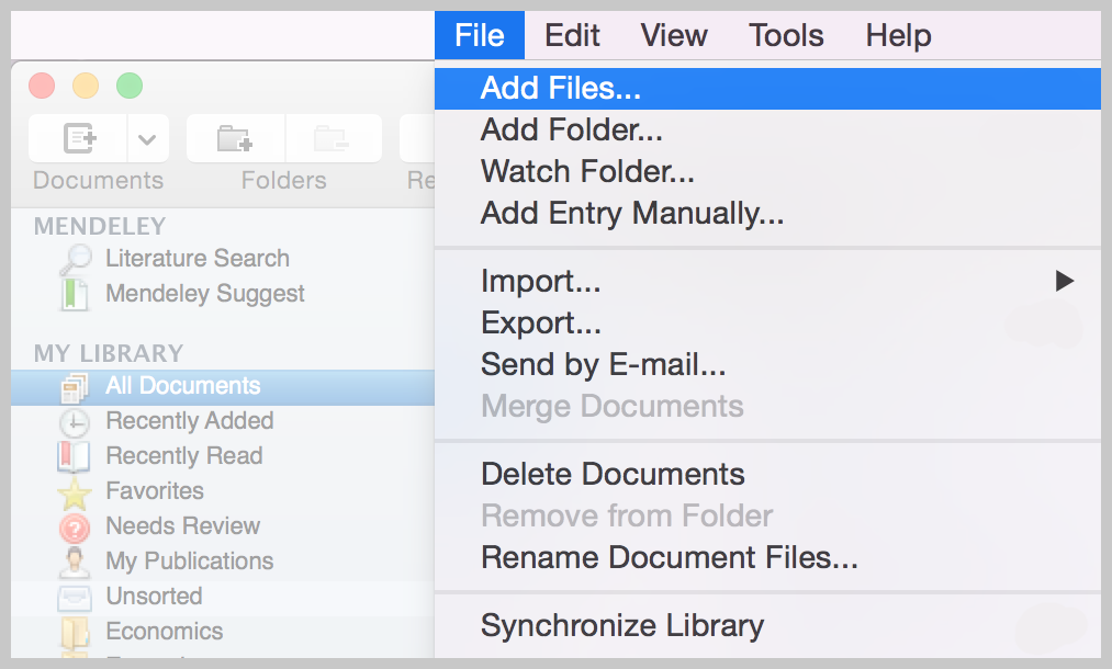 Add Files Border