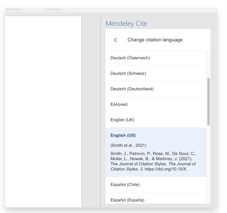 Citation Language